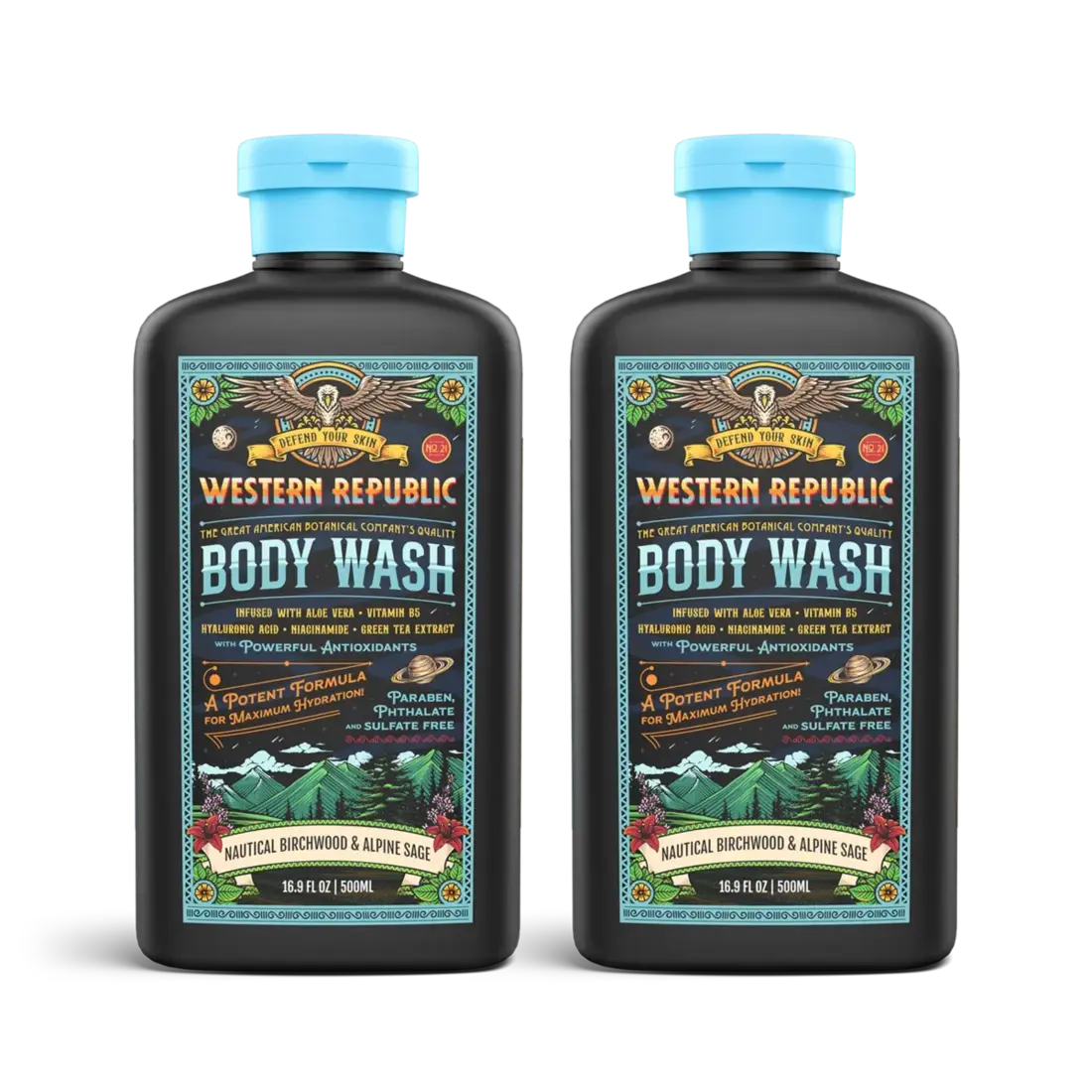 Nautical Birchwood & Alpine Sage Body Wash